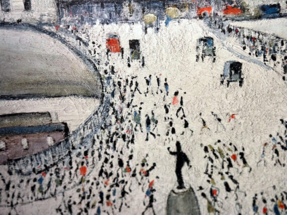Station Approach by LS Lowry Signed Limited Edition Print