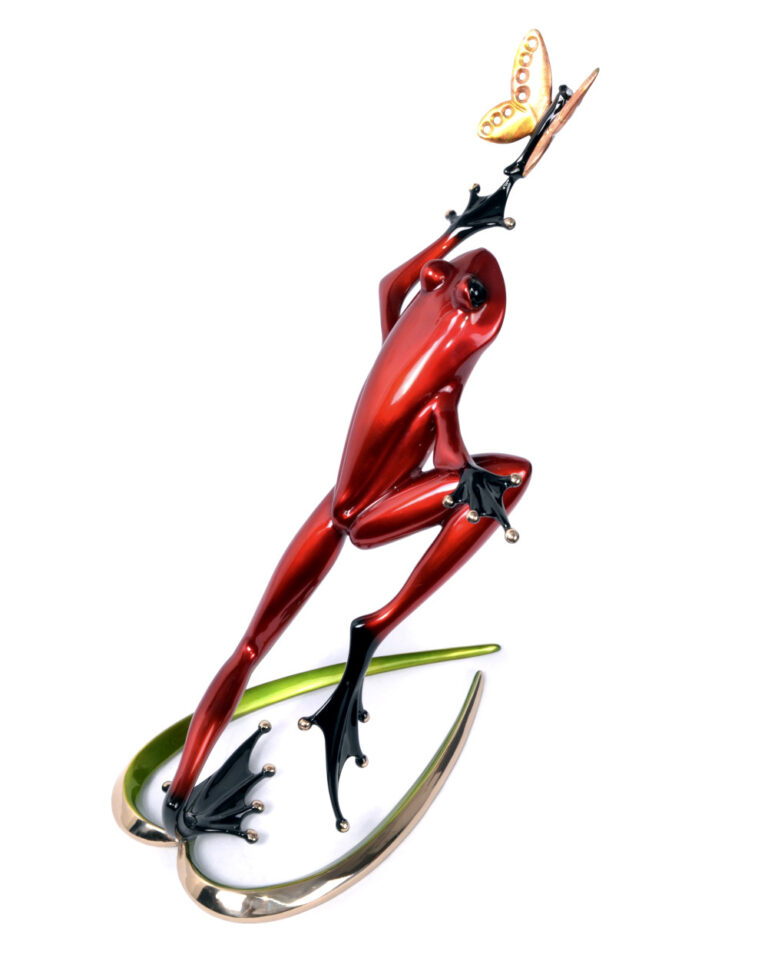 Frogman Tim Cotterill Bronze Frog Sculpture - Hepplestone Fine Art