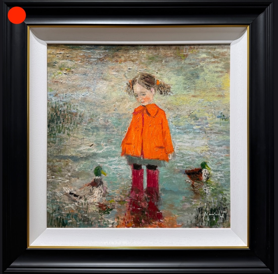 Friends with Feathers by Lucy Manfredi Original Painting - SOLD