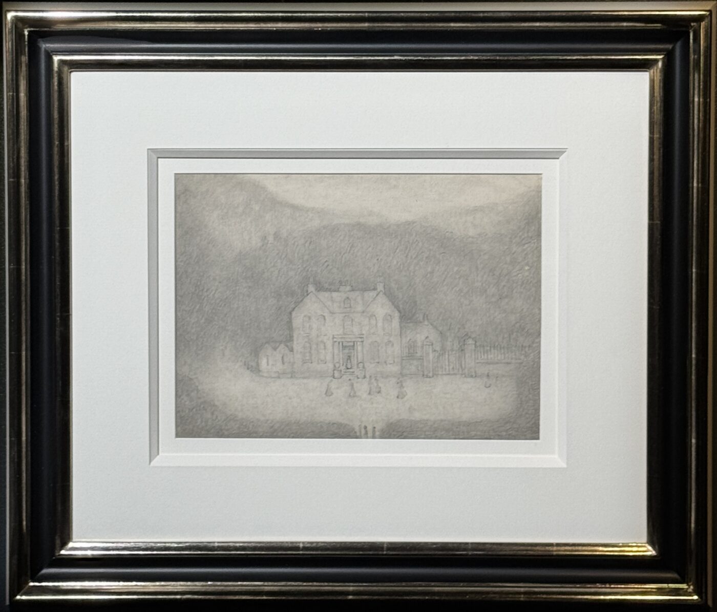 Old House Original Drawing by LS Lowry Pencil
