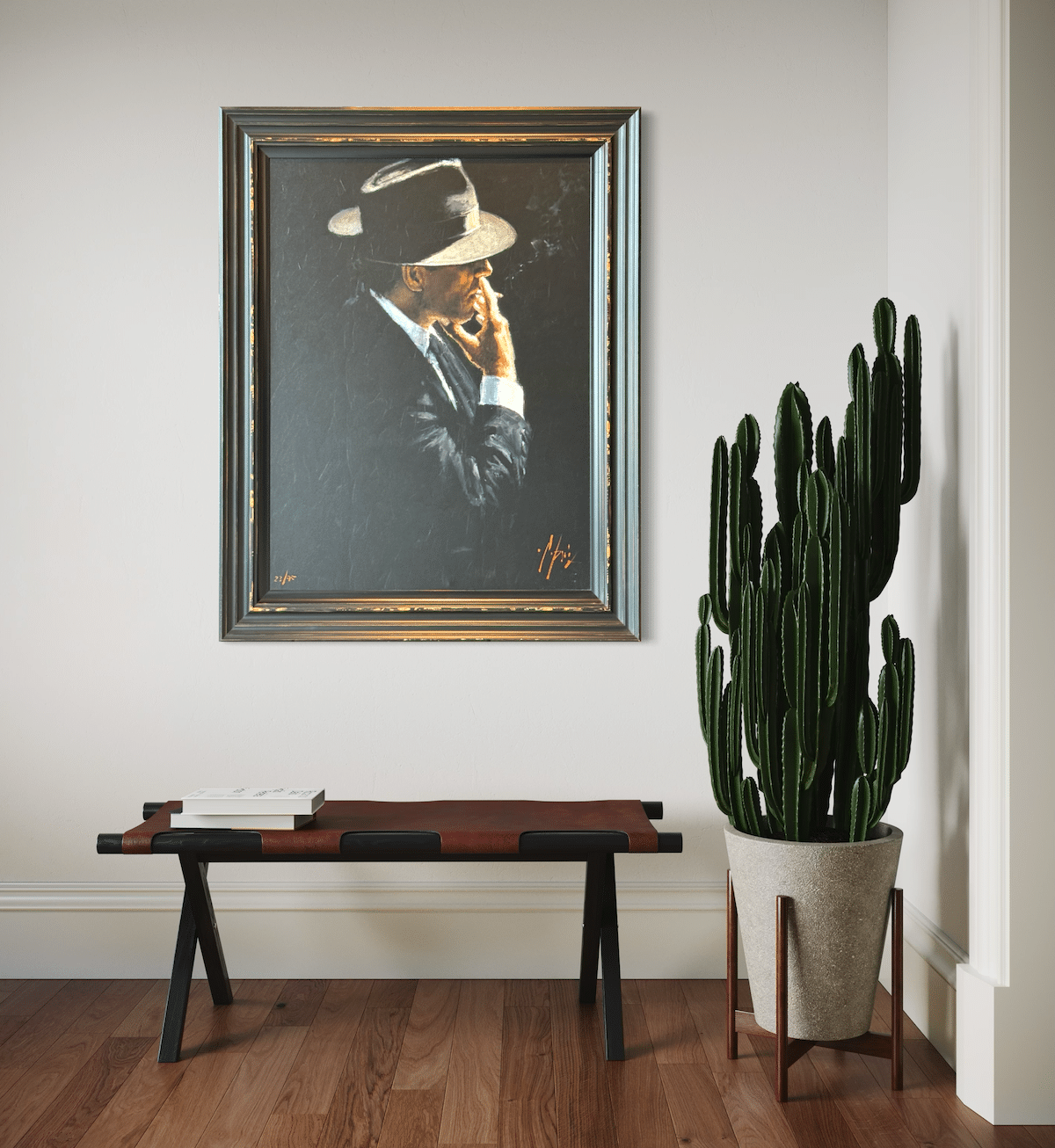 Smoking Under the Light II by Fabian Perez Limited Edition Print FREE ...